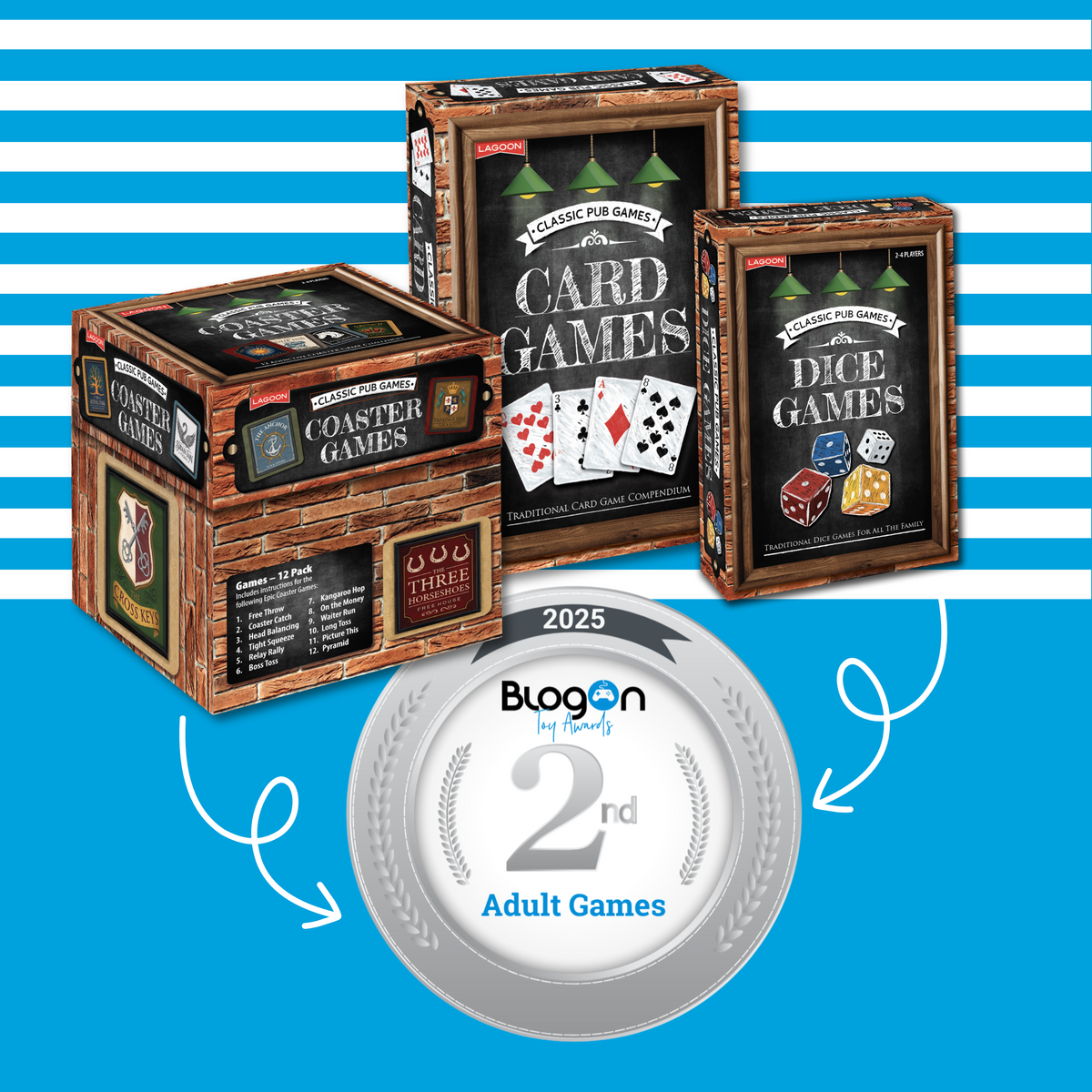 Classic Pub Games receives BlogOn Toy Award! – University Games