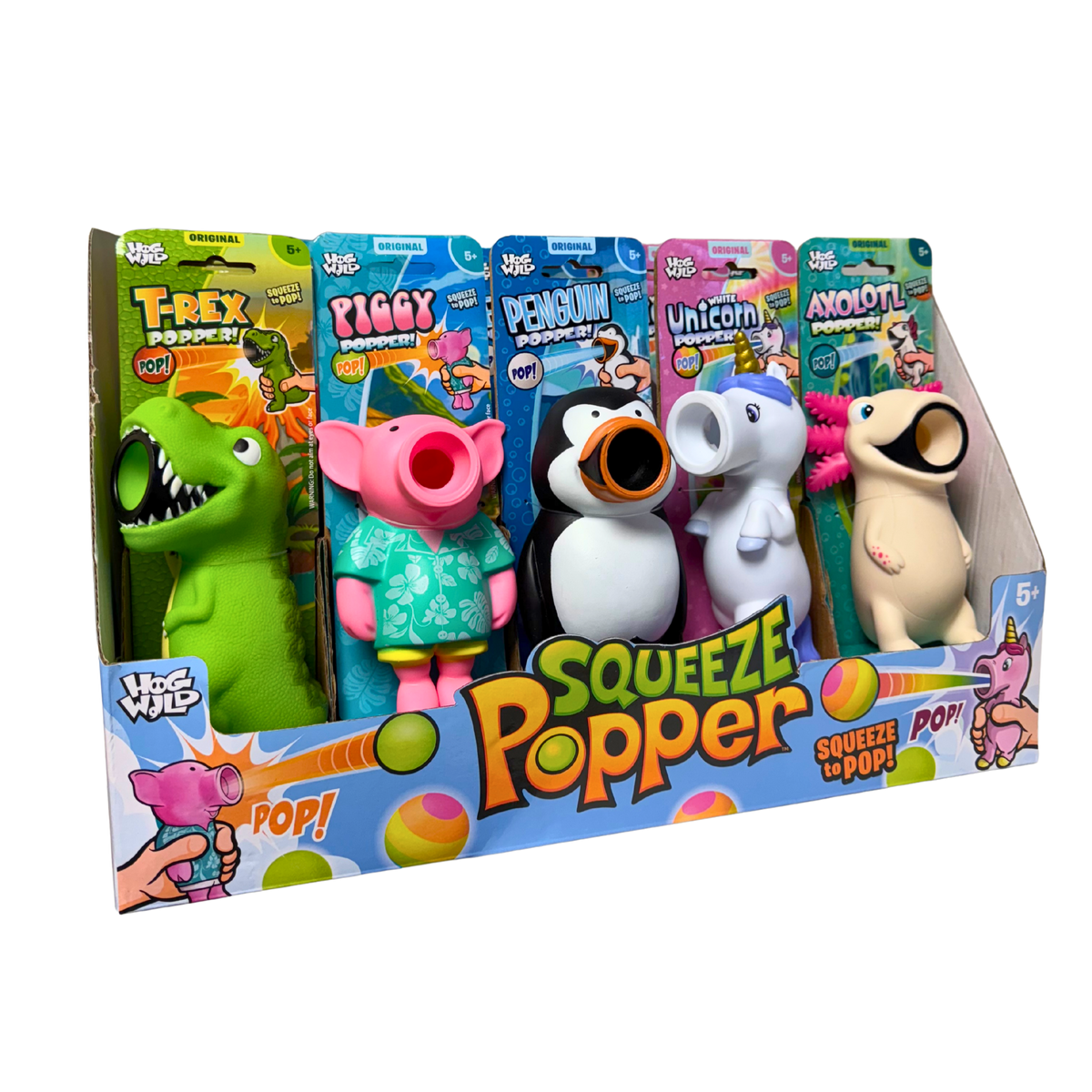 Squeeeze Popper Flat Packed CDU – University Games