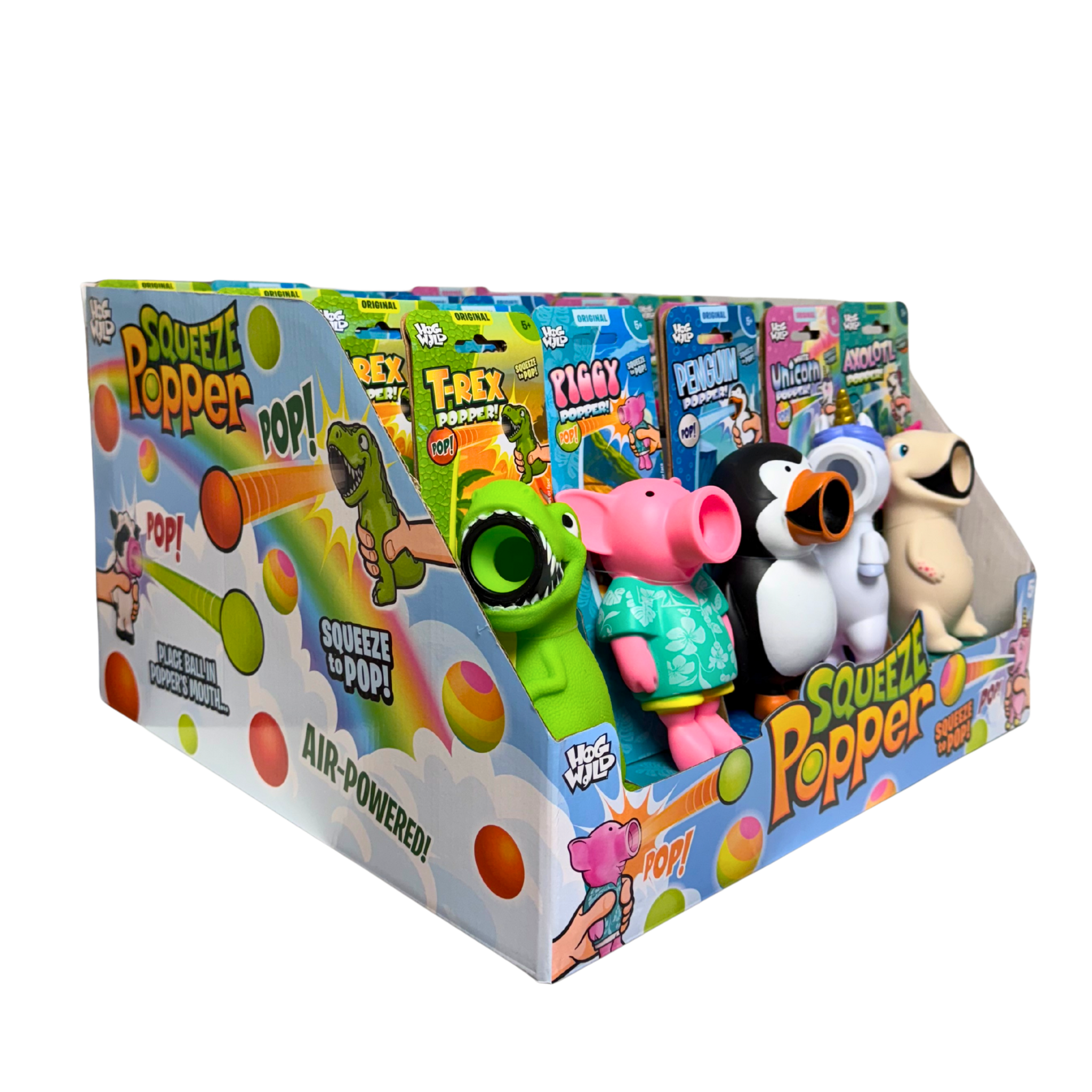 Squeeeze Popper Flat Packed CDU – University Games