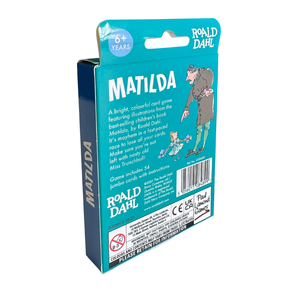 Roald Dahl Matilda Dodge the Trunchbull Card Game – University Games