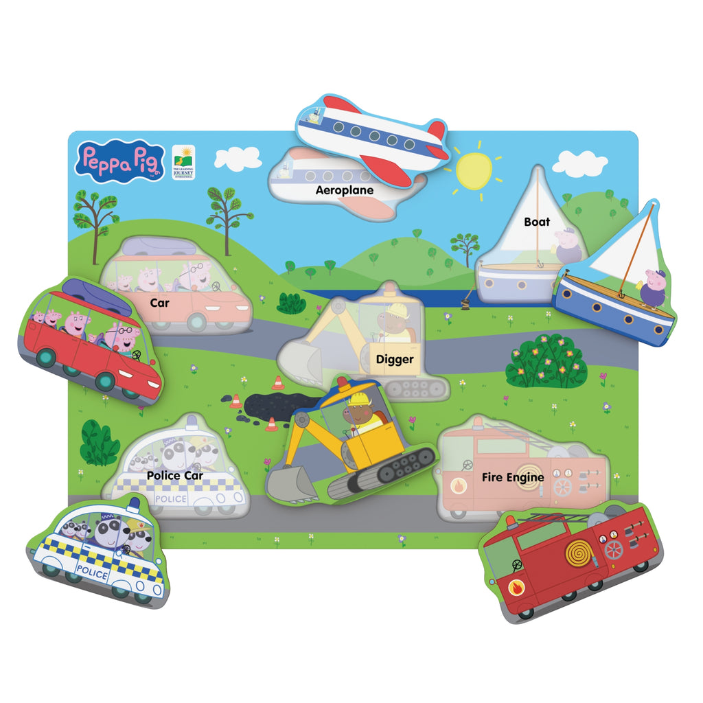 Peppa Pig: Lift and Learn - Things That Go – University Games