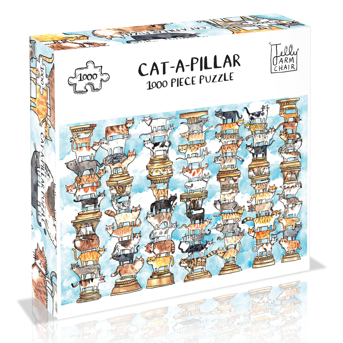 Cat-A-Pillar Jigsaw Puzzle 1000pc – University Games